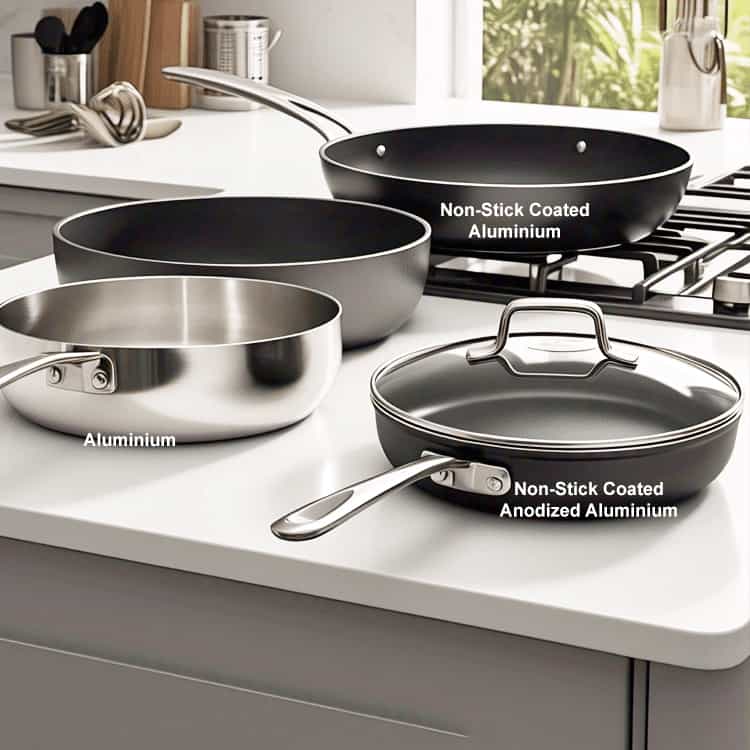 Non-Coated vs. Non-Stick vs. Anodized Aluminium Pans: Which is Best?