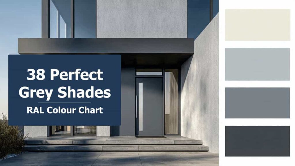 38 Perfect Grey Shades RAL Colour Chart for Windows & Doors